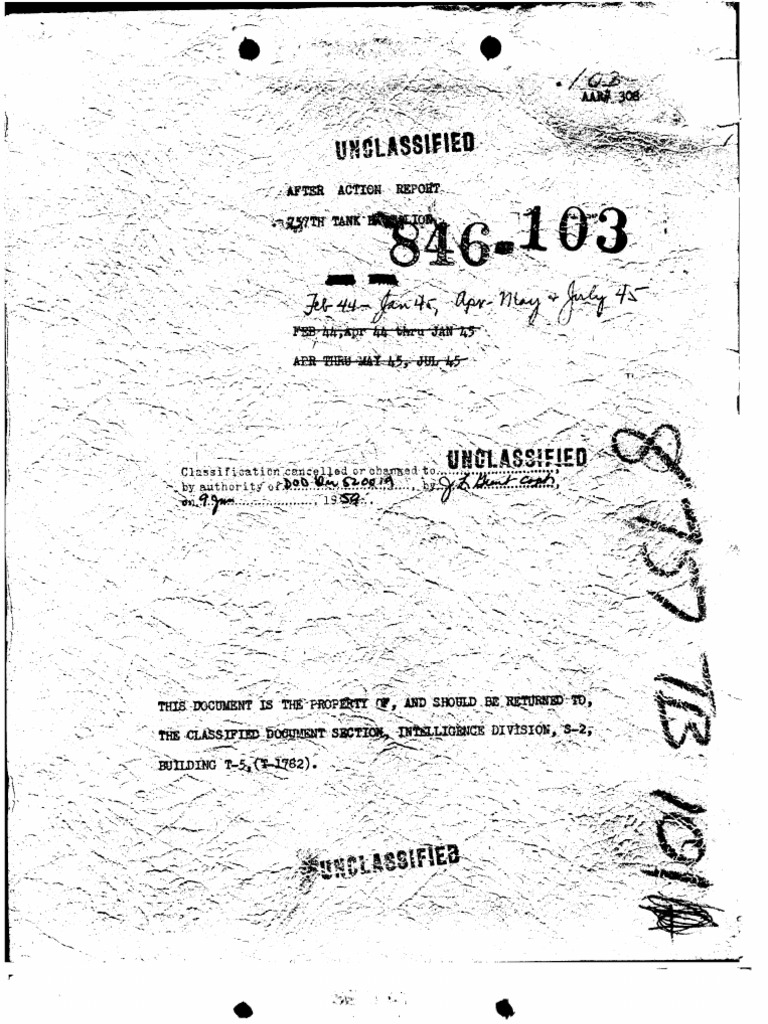WWII 757th Tank Battalion | PDF | Battalion | Tanks