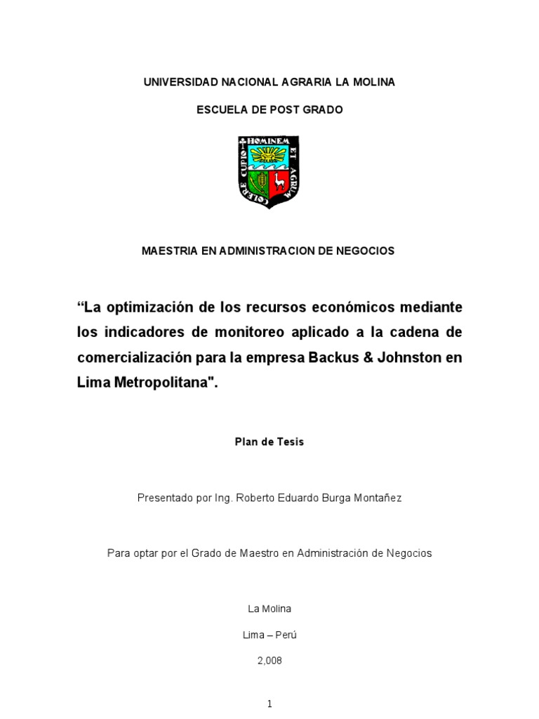 Proyecto Final de Roberto Burga | PDF | Distribución (comercial ...