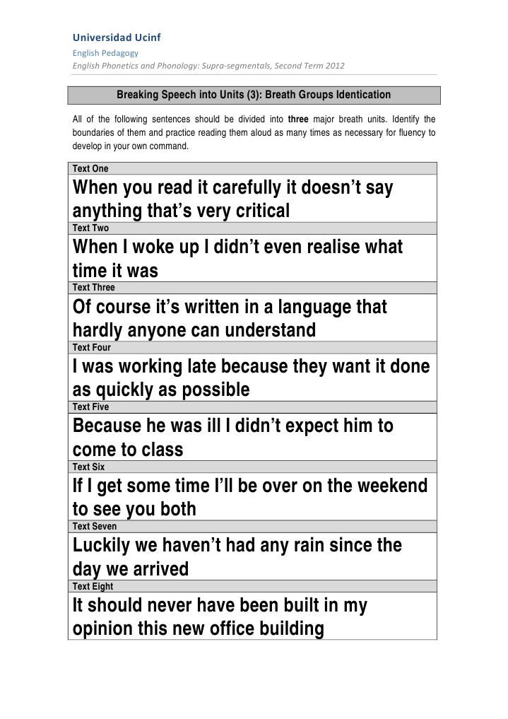 Breaking Speech Into Units 3 | PDF