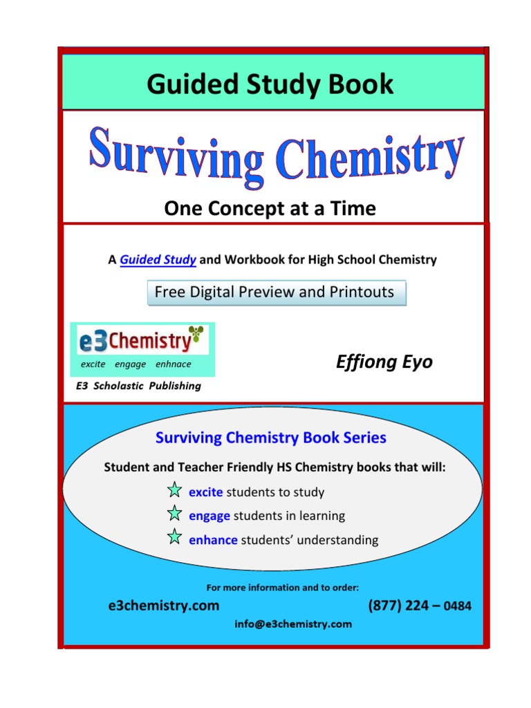 Surviving Chemistry: A Guided Study Book For High School Chemistry ...