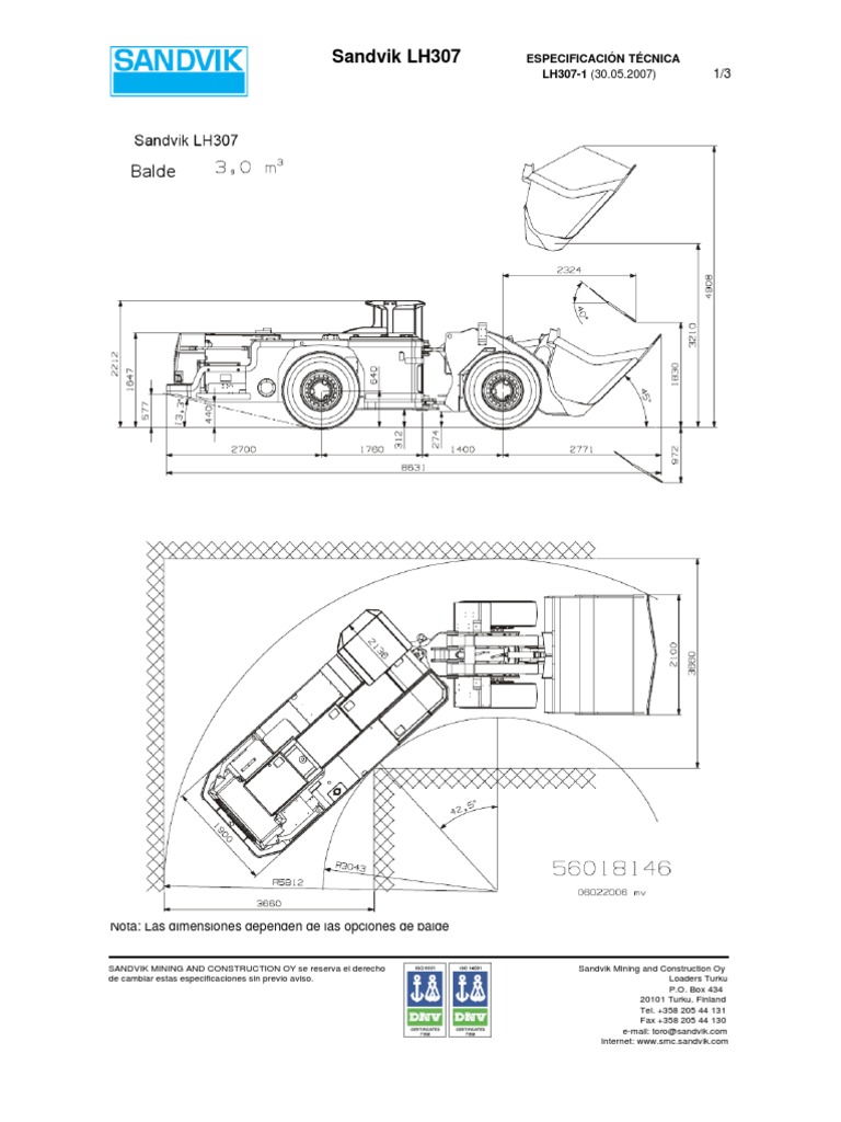 LH307 | PDF | Bomba | Engranaje
