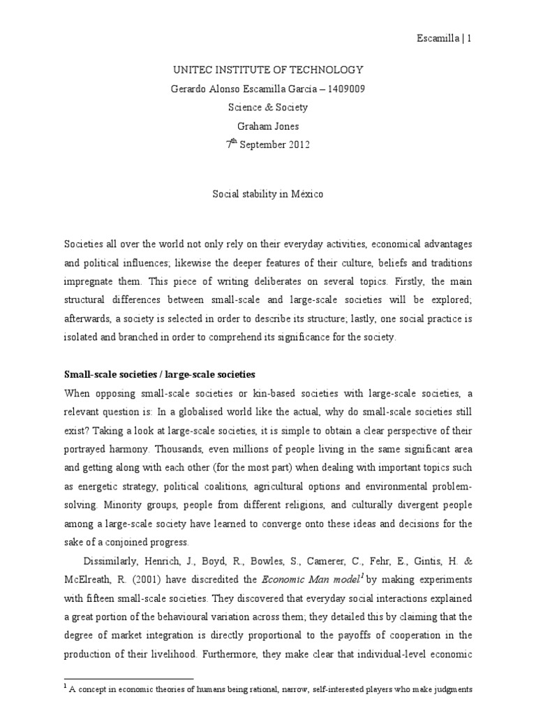 Social Stability in México (Wedding's Traditional Values) | PDF ...