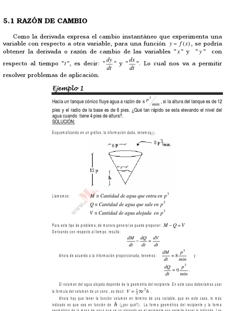 Aplicaciones de La Derivada | PDF | Triángulo | Esfera