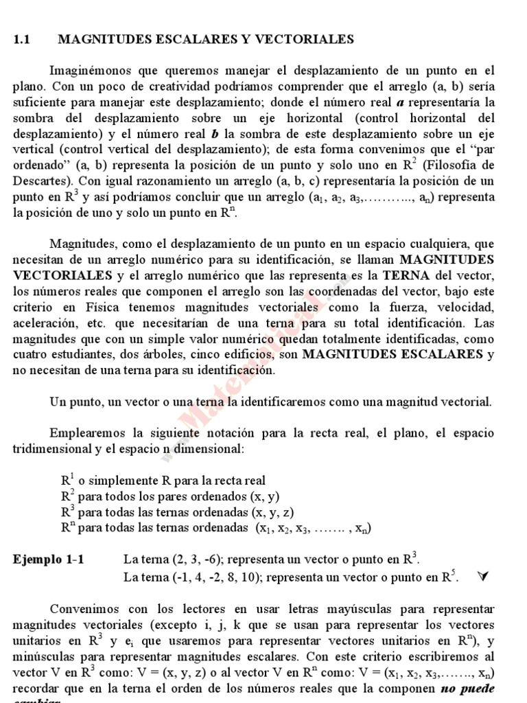 Vectores en R3 | Descargar gratis PDF | Sistema de coordenadas ...