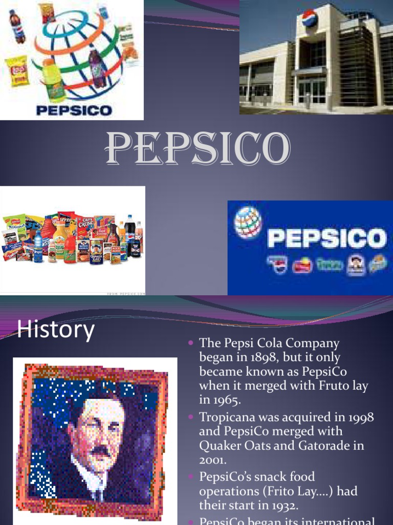 Overview of Pepsico Company | PDF | Pepsi Co | Drink