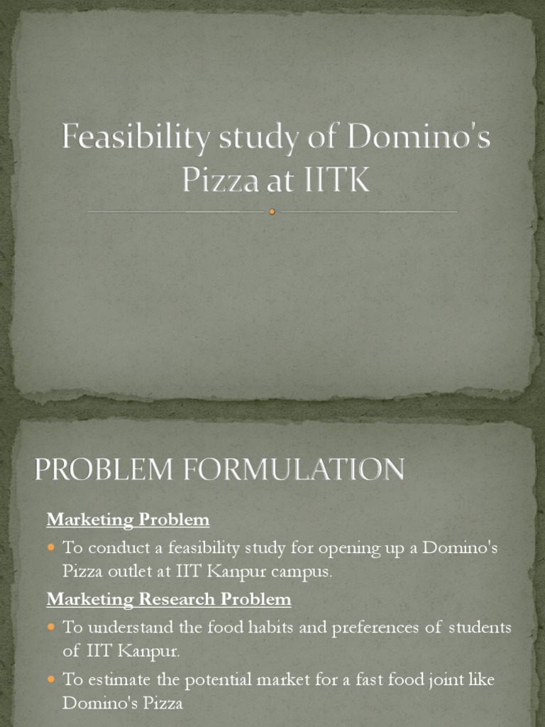 Project PPT Dominos Pizza 1207157685277483 9 | PDF | Cafeteria ...