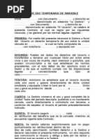 Modelo de contrato de arrendamiento precario | PDF