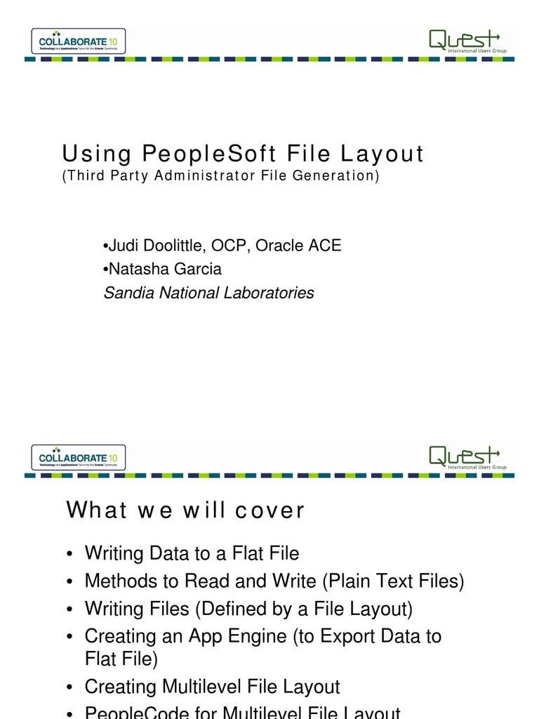 Using Peoplesoft File Layout | PDF | Filename | Parameter (Computer Programming)