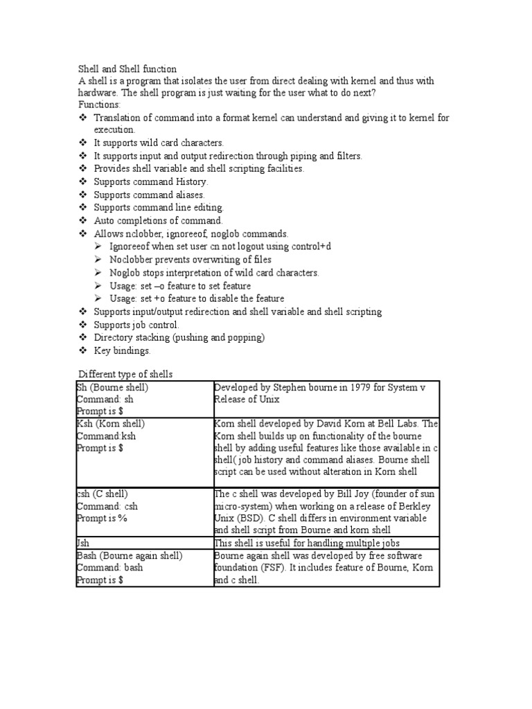 Unit 3 Shell Programming Pdf Command Line Interface Unix 5361
