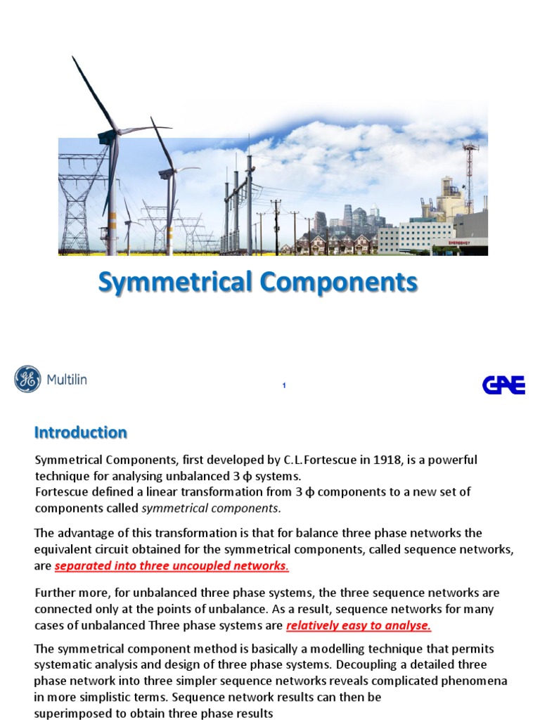 Symetrical Component | PDF | Mathematical Analysis | Teaching Mathematics
