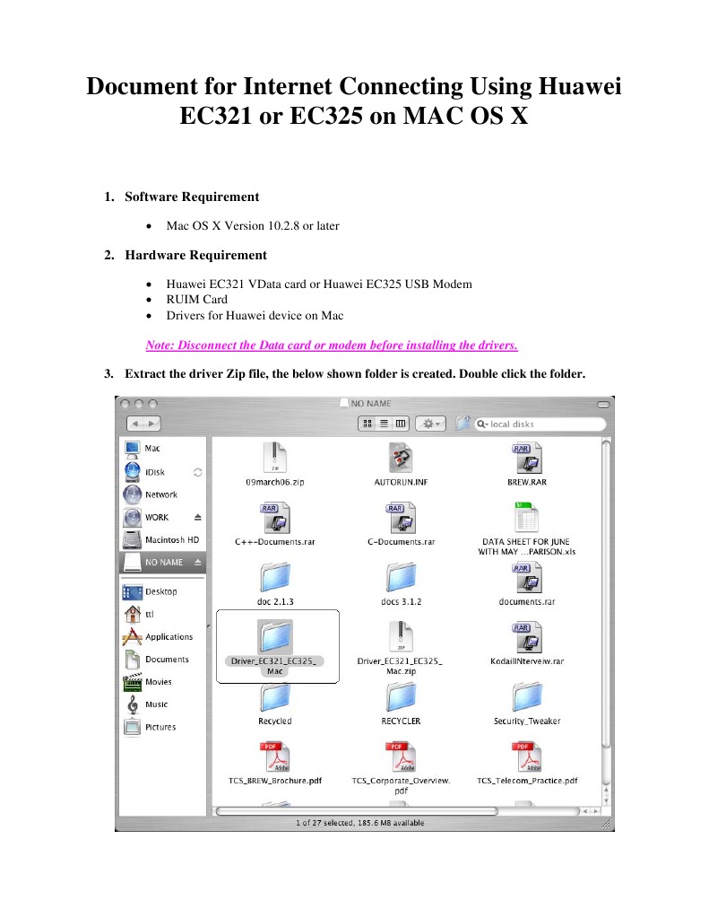Huawei Vdata & USB Modem On MAC OS | PDF | Business | Technology ...