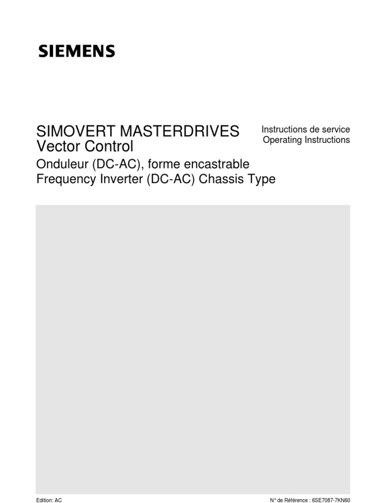 Simovert Onduleur | PDF | Compatibilité électromagnétique | Électromagnétisme