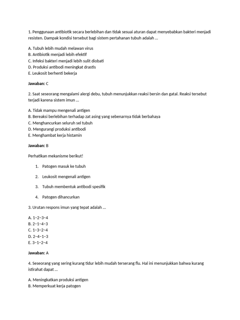 soal biologi 2026 | PDF