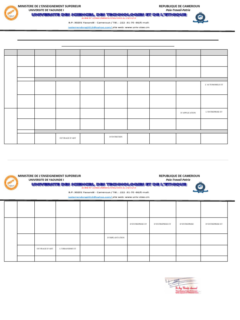 Planning Examen LMI 2nd S 2026 | PDF