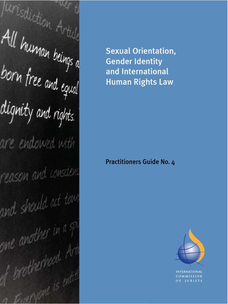 Sexual Orientation Gender Identity And International Human Rights Law