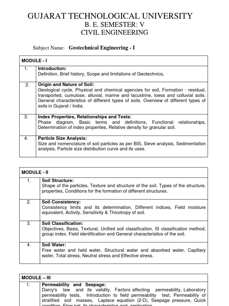 Geotechnical Engineering I | PDF | Soil Mechanics | Soil