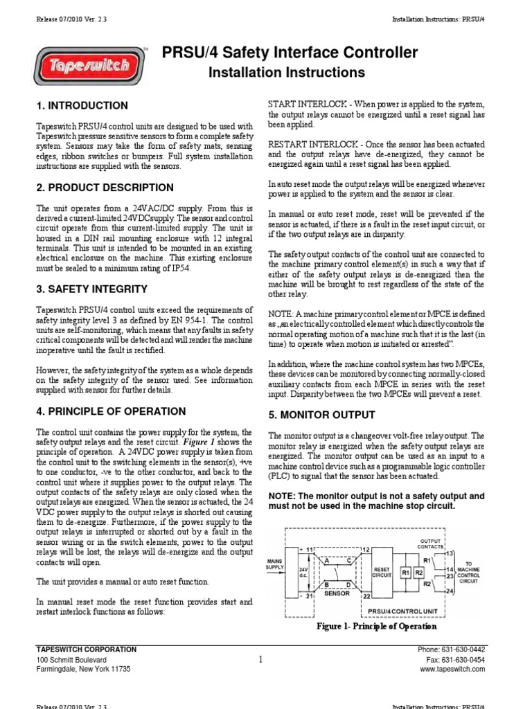 Prsu-4 Manual v.2.3 | PDF | Relay | Switch