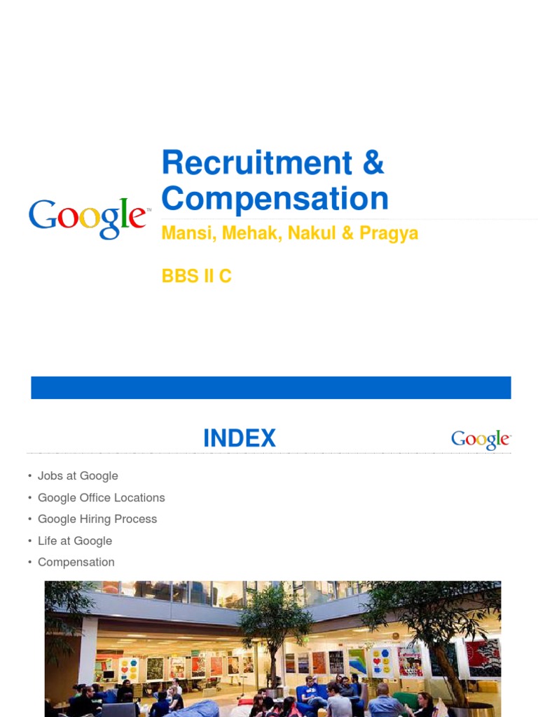 Google HR Project | Download Free PDF | Google | Employee Benefits