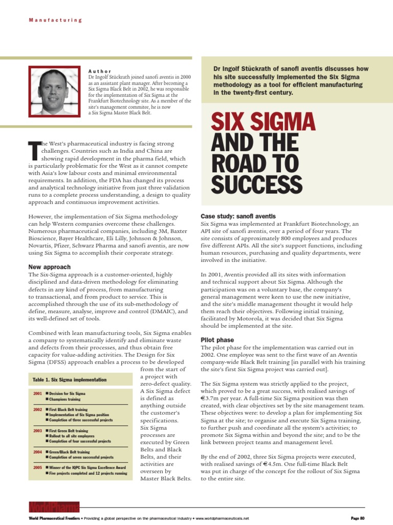 6 Sigma | PDF | Six Sigma | Design For Six Sigma