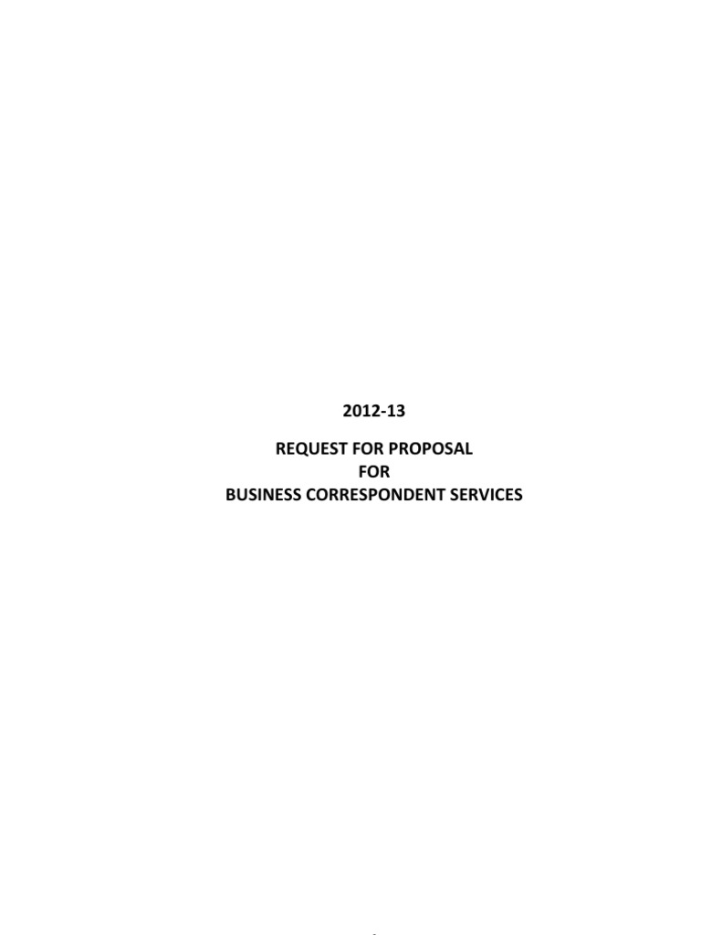 Boi | PDF | Request For Proposal | Taxes