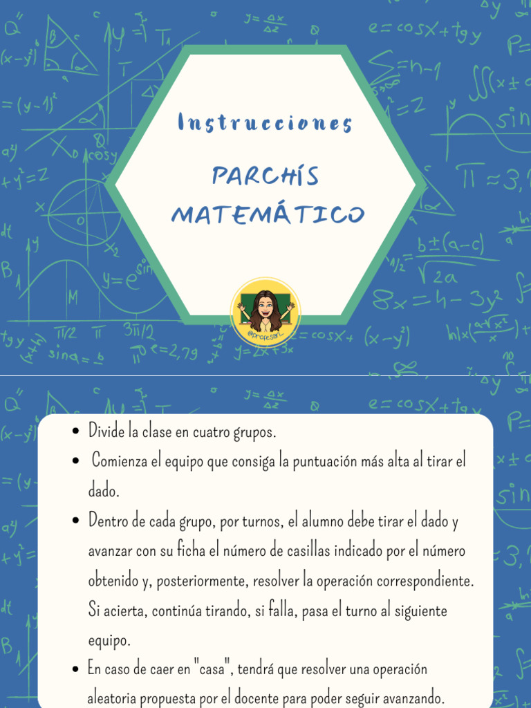 LUDO MATEMATICO (SUMA , RESTA , MULTIPLICACION , DIVISION Y ...