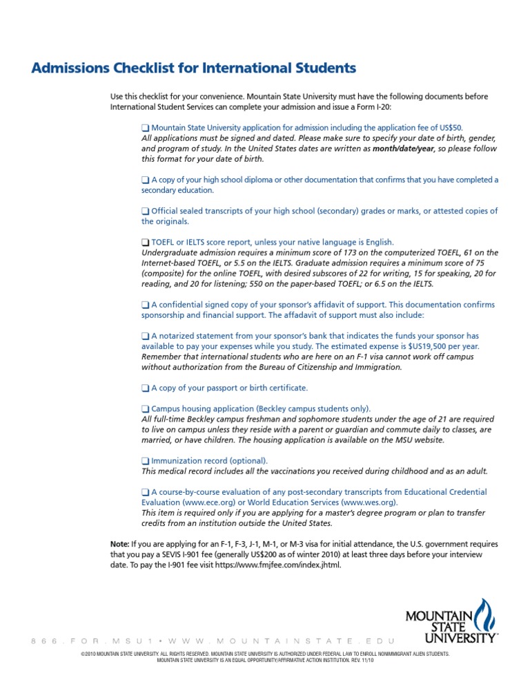 Admissions Requirement | PDF | University And College Admission | Academia