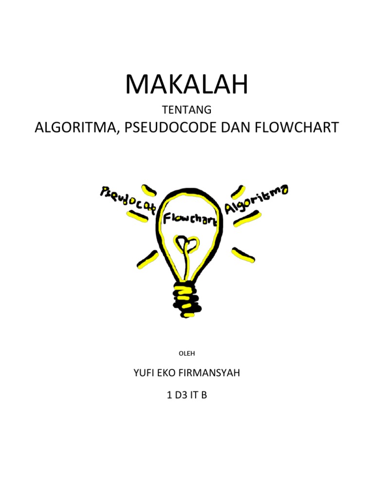 Algoritma, Pseudocode Dan Flowchart | PDF