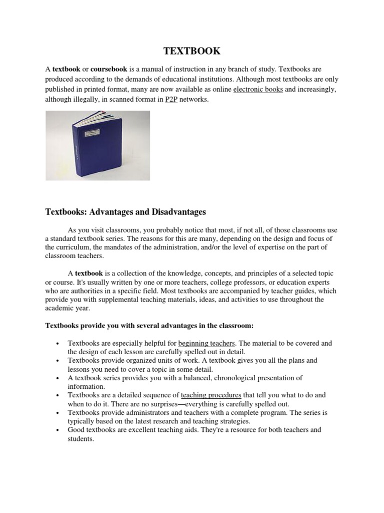 Textbook | PDF | Textbook | Teachers