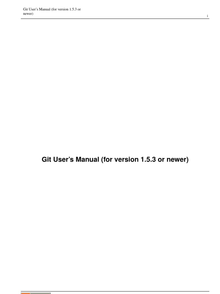 User Manual Git | PDF | Version Control | System Software