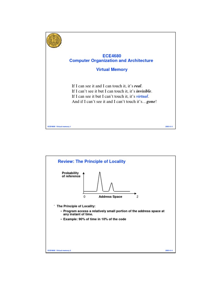 An In-Depth Review of Virtual Memory Concepts Including Page Tables, Translation Lookaside ...