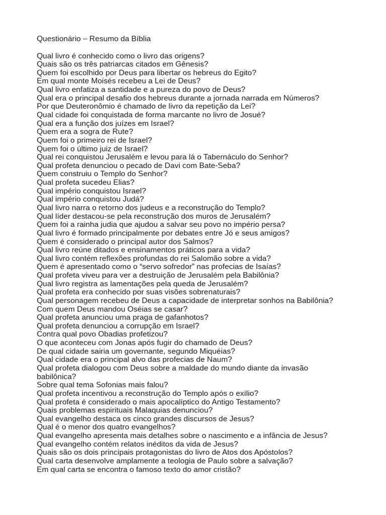 Quest | PDF | Livros | Profeta