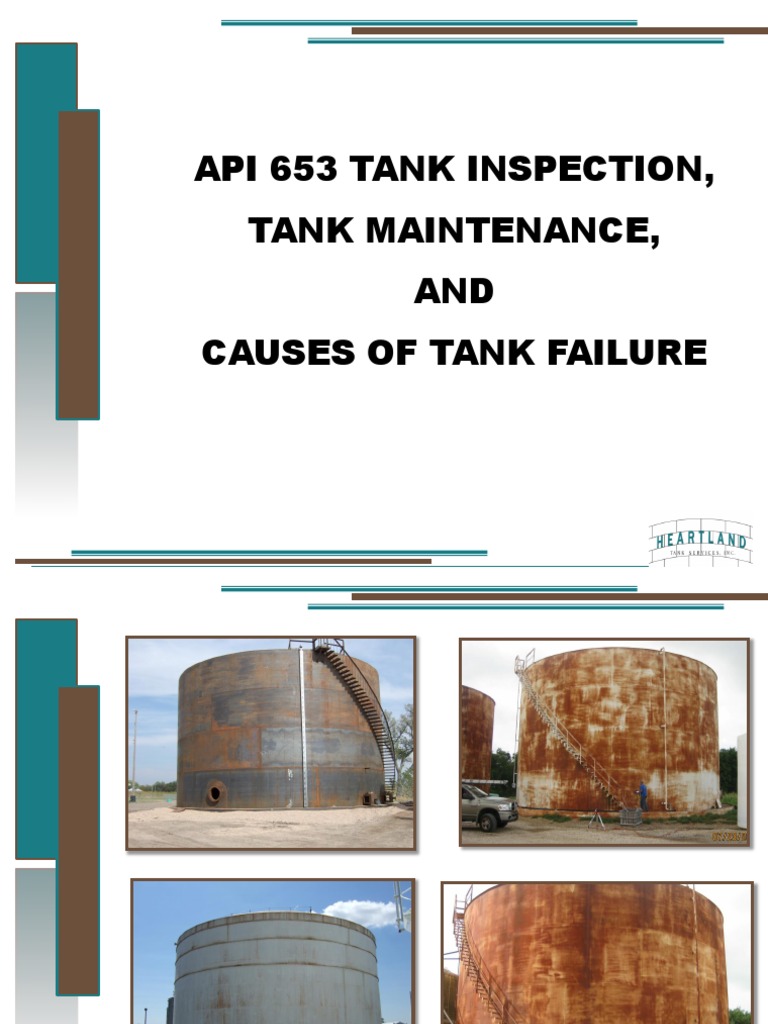 API 653 Tank Inspection Guidelines | PDF | Welding | Construction