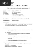 Programa Dia Del Logro | PDF | Aprendizaje
