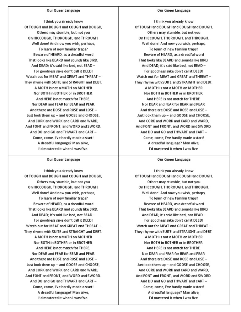 Our Queer Language | PDF