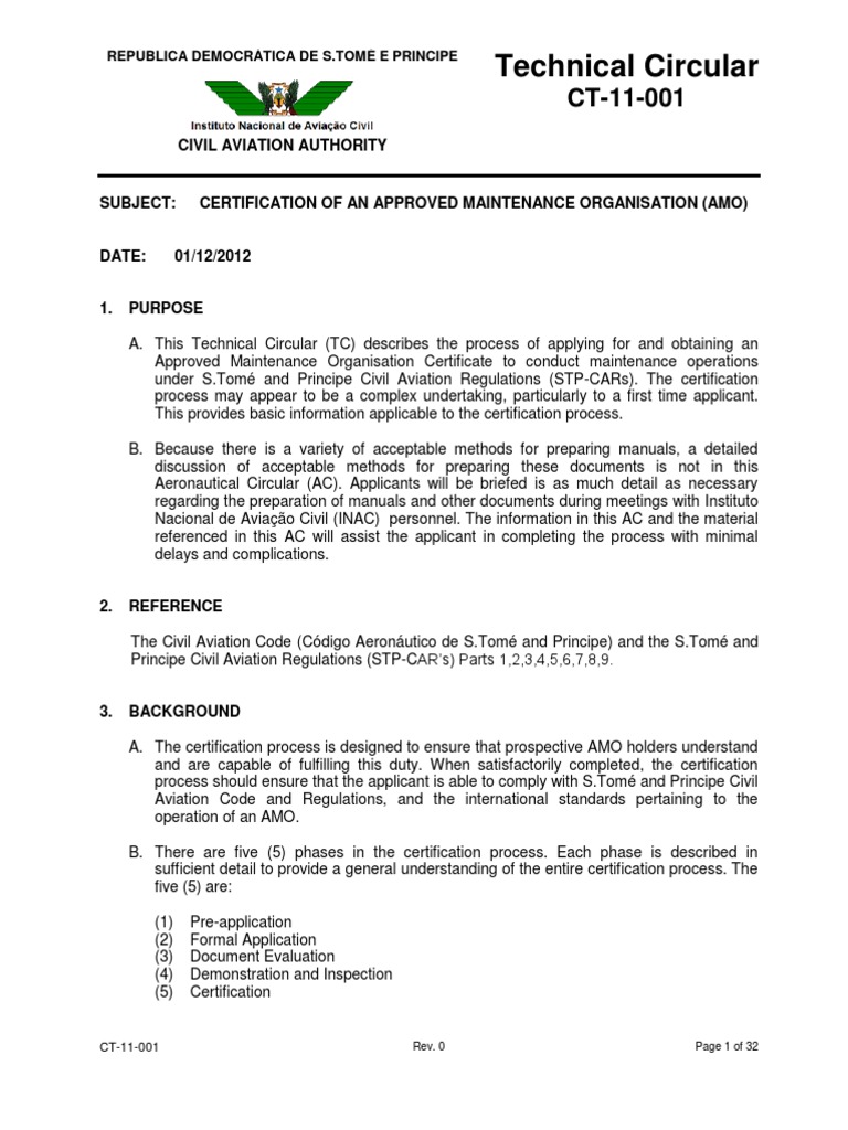 AMO Certification Process Guide | PDF | Specification (Technical ...