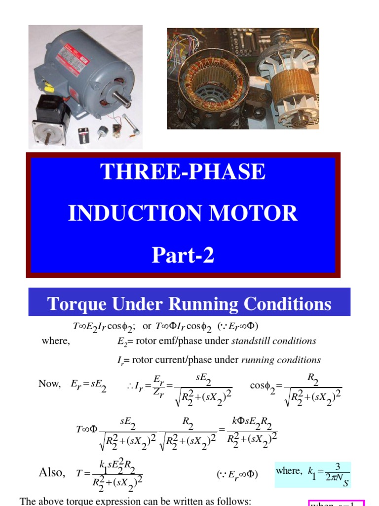 Induction Motor | Transformer | Electrical Impedance
