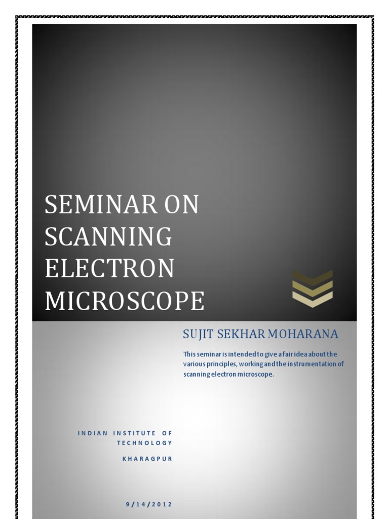Scanning Electron Microscope Pdf Scanning Electron Microscope