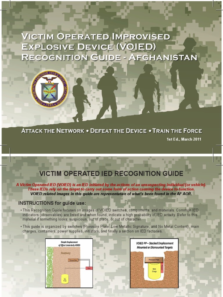 IED Recognition Guide | Improvised Explosive Device | Wire