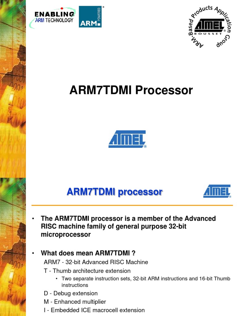 ARM7TDMI Processor(1) | Arm Architecture | Instruction Set