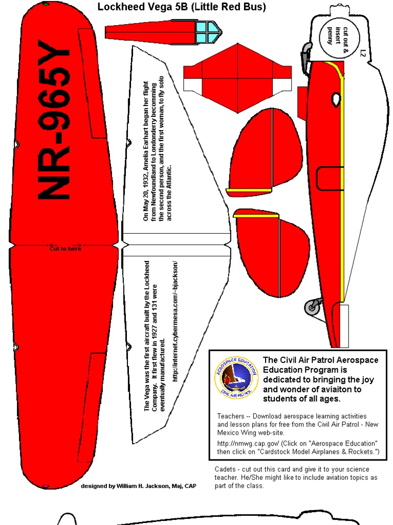 Lockheed Vega 5 Monoplane | PDF