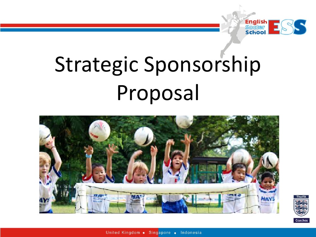 Sponsorship Proposal English Soccer School & Spacetoon TV | PDF ...