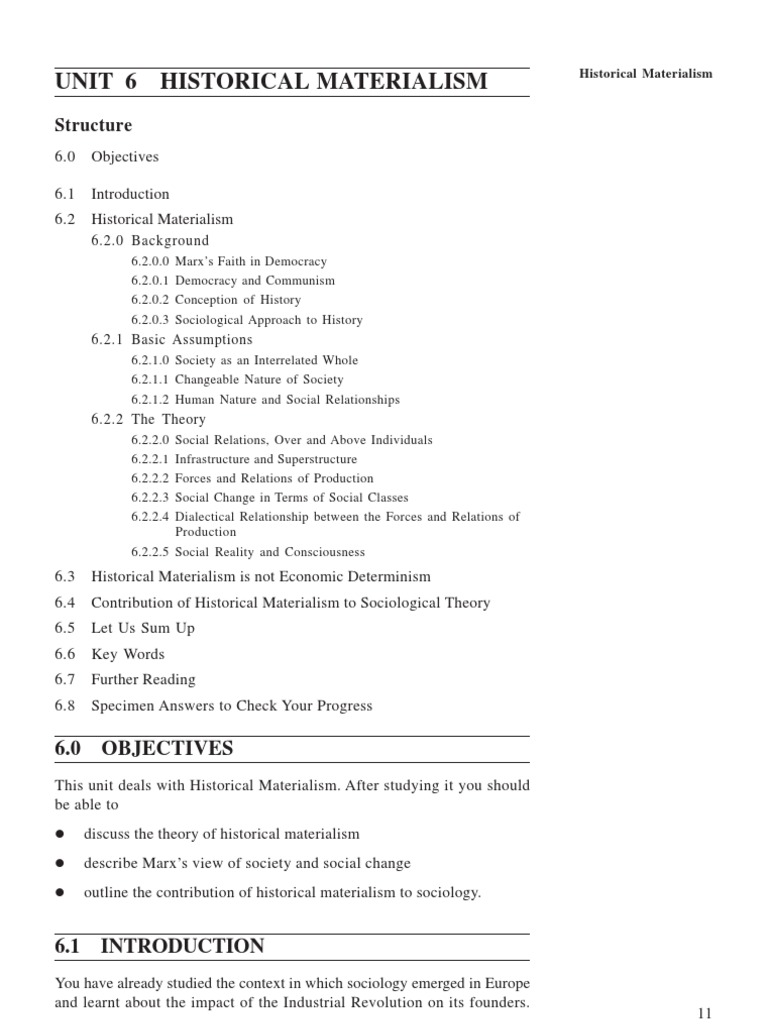 Historical Materialism Explained | PDF | Georg Wilhelm Friedrich Hegel ...