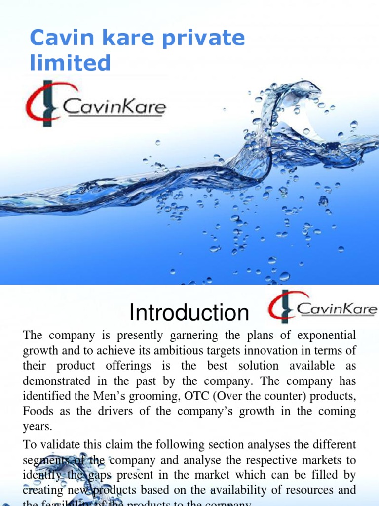 Cavin Kare | PDF | Market Analysis | Market Segmentation