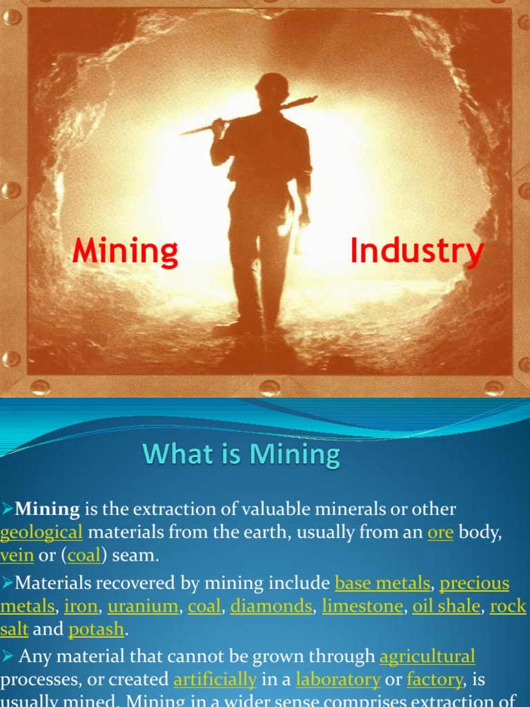 MIning Industry | PDF | Iron Ore | Coal