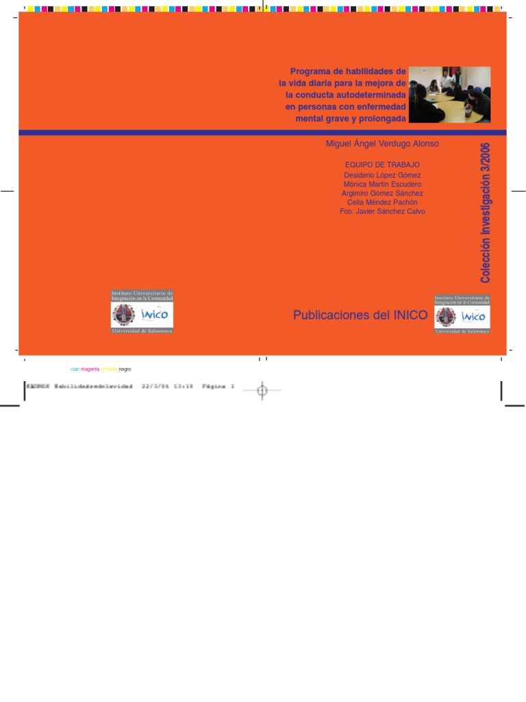 Programa AVD Mejora Autodeterminacion | PDF