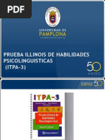 Test Illinois de Aptitudes Psicolingüísticas Itpa | PDF | Memoria ...
