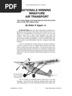 Balsa Wood Glider Building Guide | PDF | Lift (Force)
