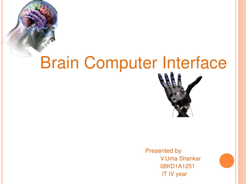 Brain Computer Interface | PDF | Brain | Memory