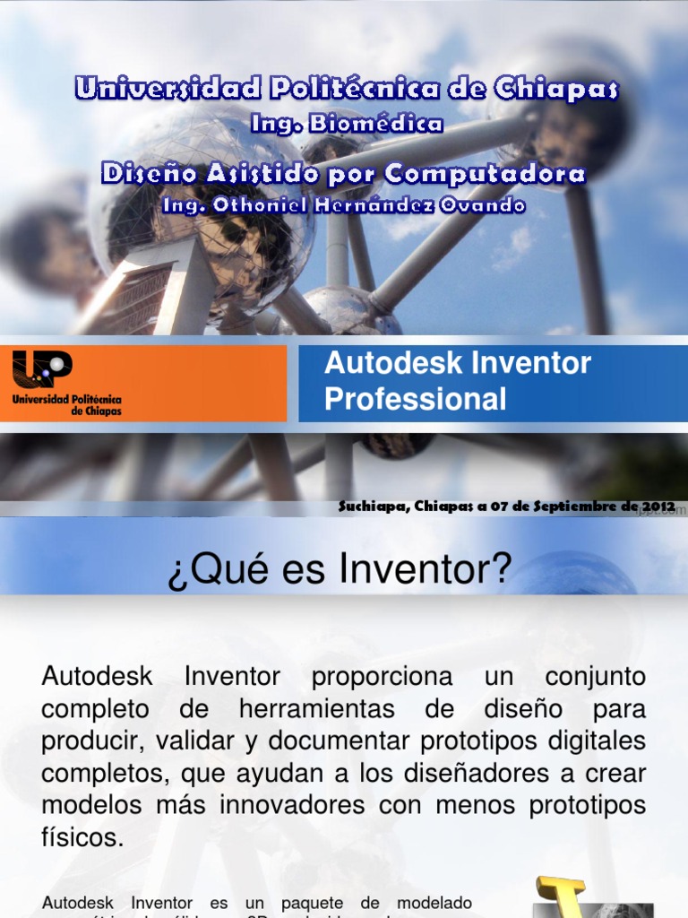 Qué es Autodesk Inventor y sus funciones | PDF | Informática