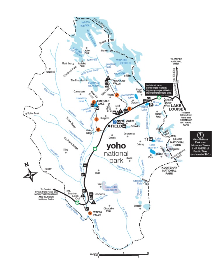 Yoho National Park Map Overview | PDF